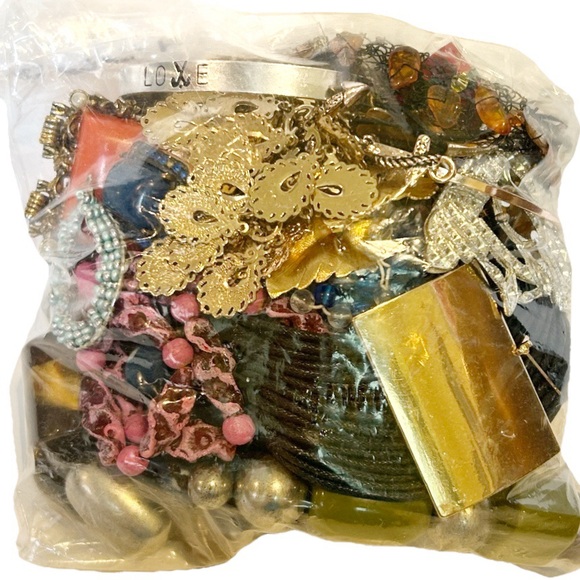mixed | Jewelry | Jewelry Lot Bag Necklaces Bracelets Bangles Earrings ...